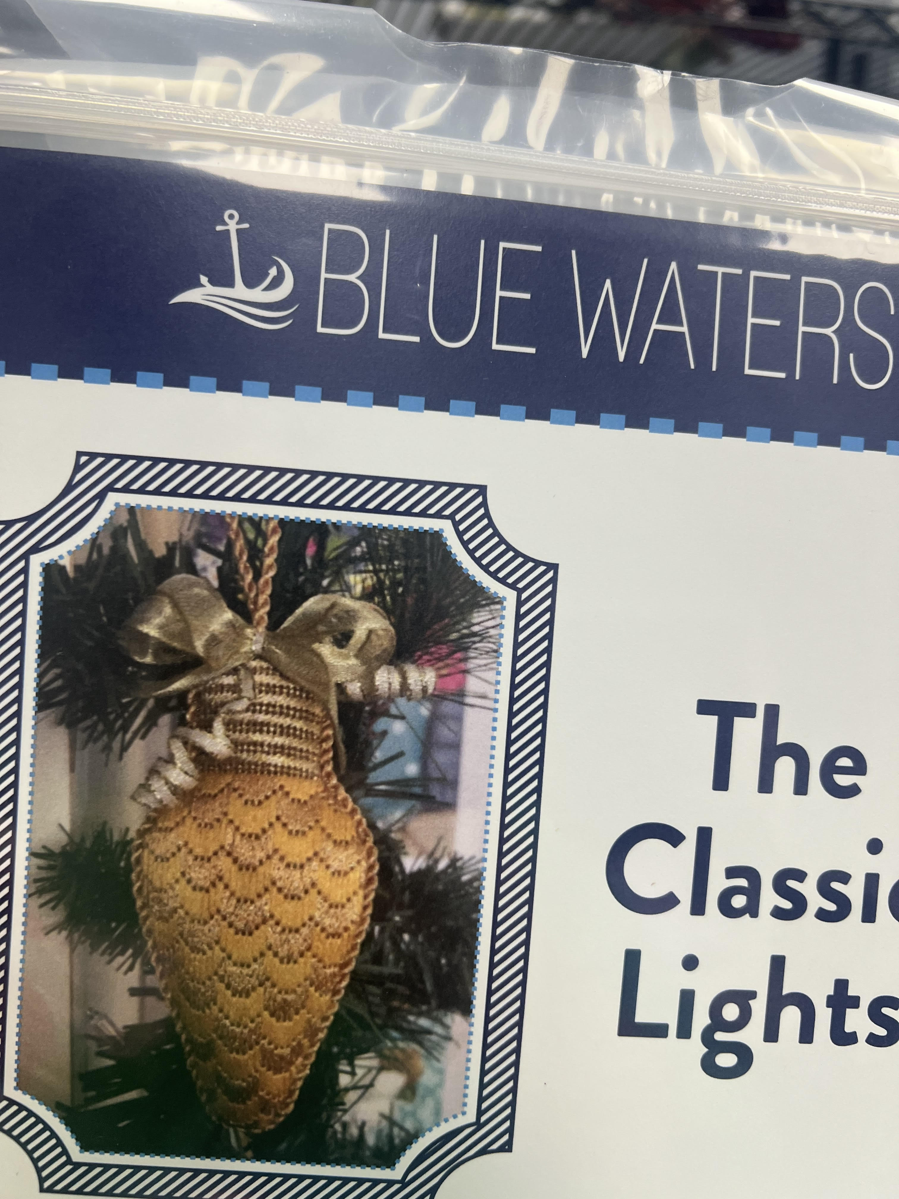 Classic Bulb Gold Blue Waters – Artful Stitches