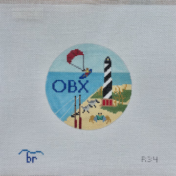 Outer Banks OBX Travel Round Blue Ridge Stitchery – Artful Stitches